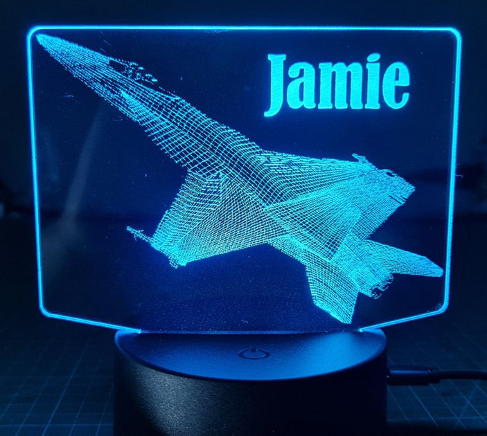 Customised F18 LED Night Light – Your Final Vinyl